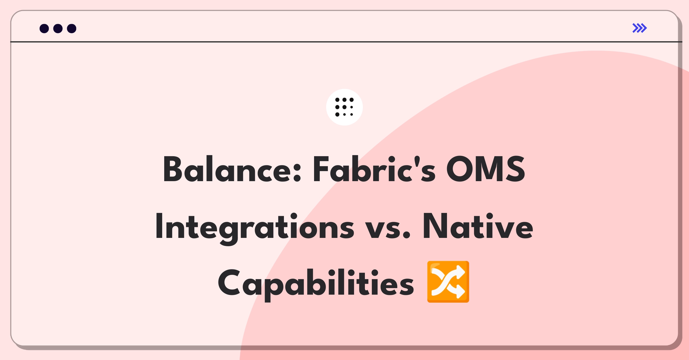 Fabric BPS Order Management Tradeoff | Product Strategy Case - NextSprints
