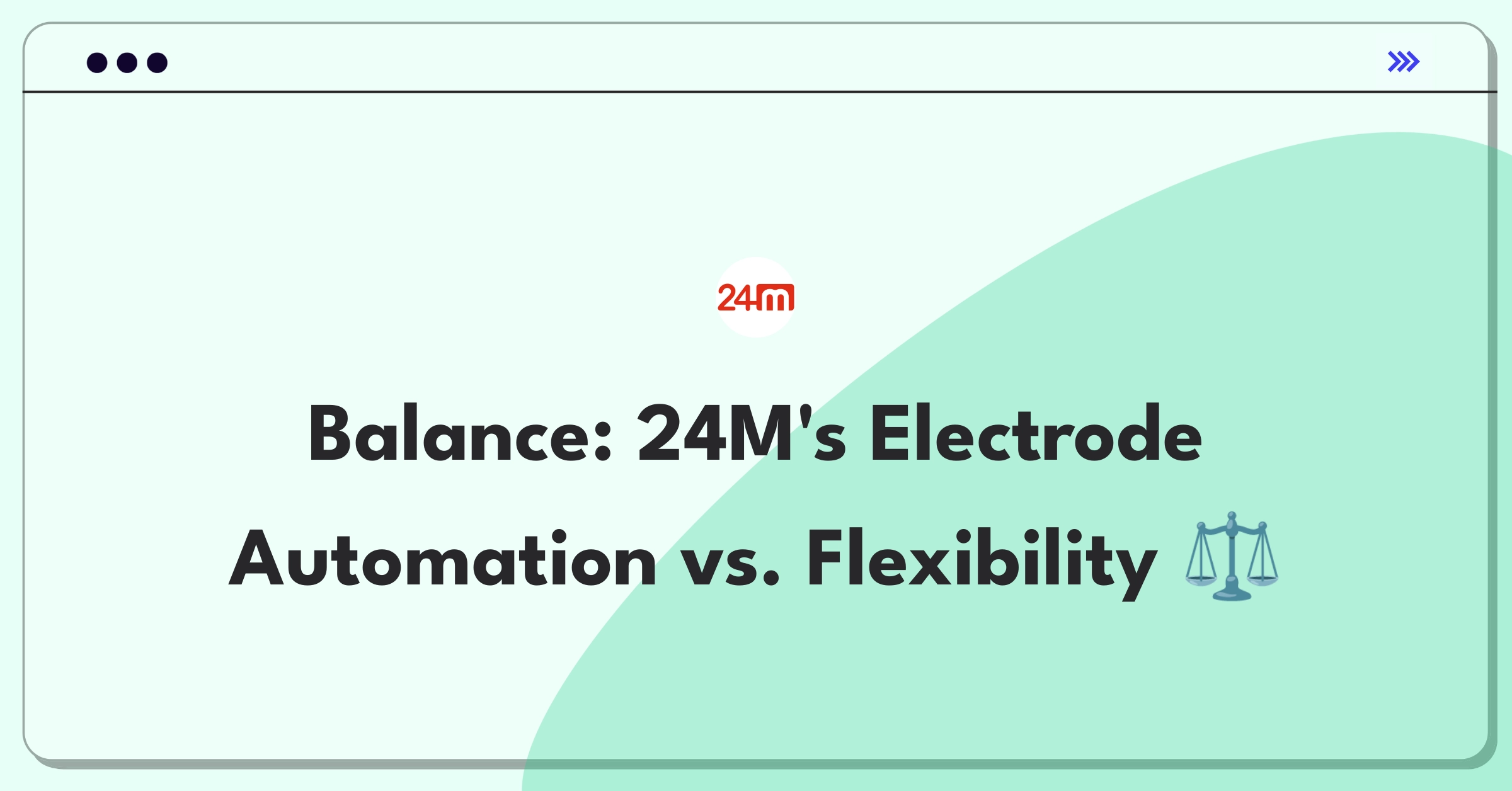 24M Electrode Manufacturing Tradeoff | Product Strategy Case - NextSprints