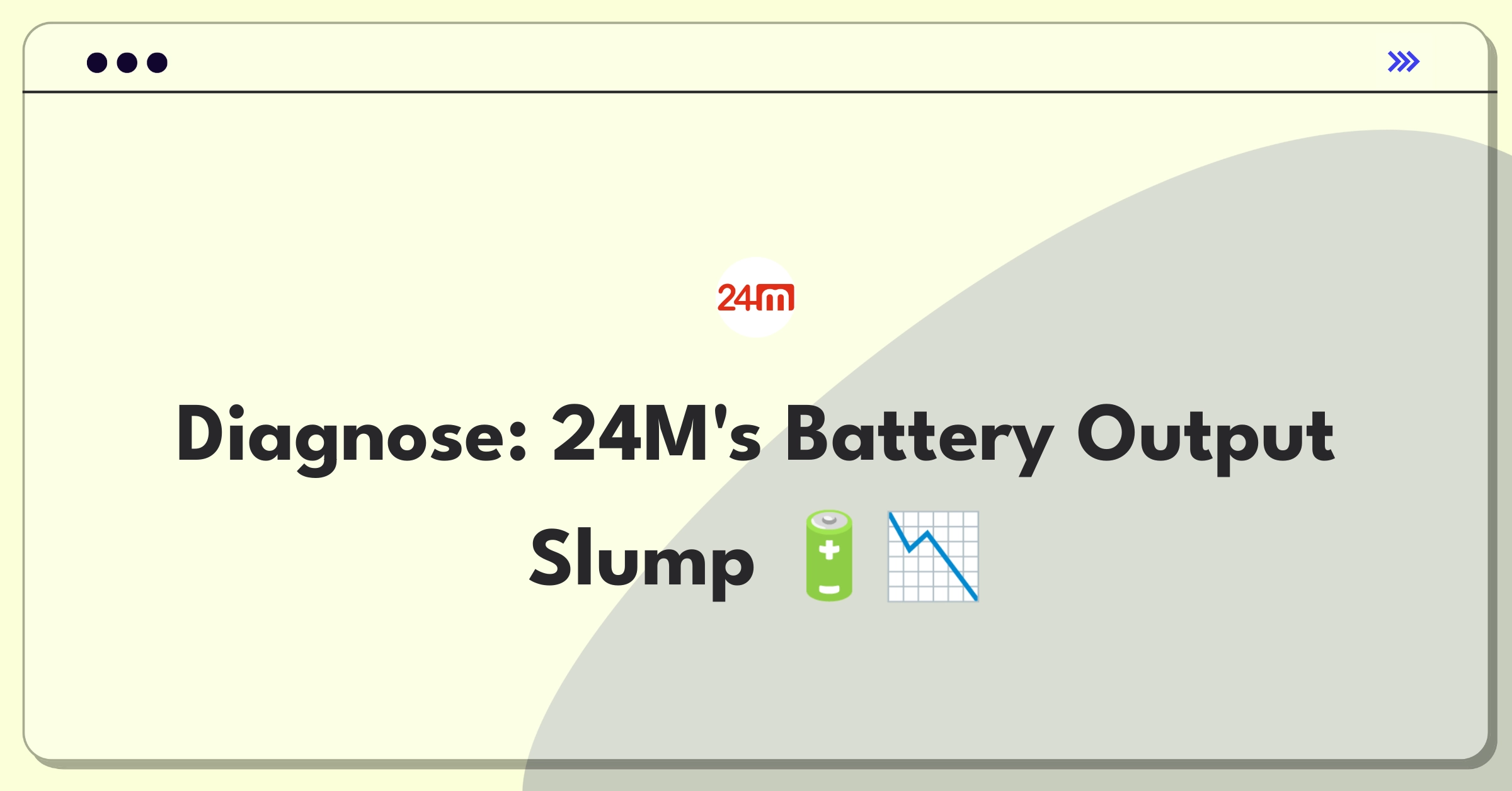 24M Battery Output Decline | Root Cause Analysis Interview - NextSprints