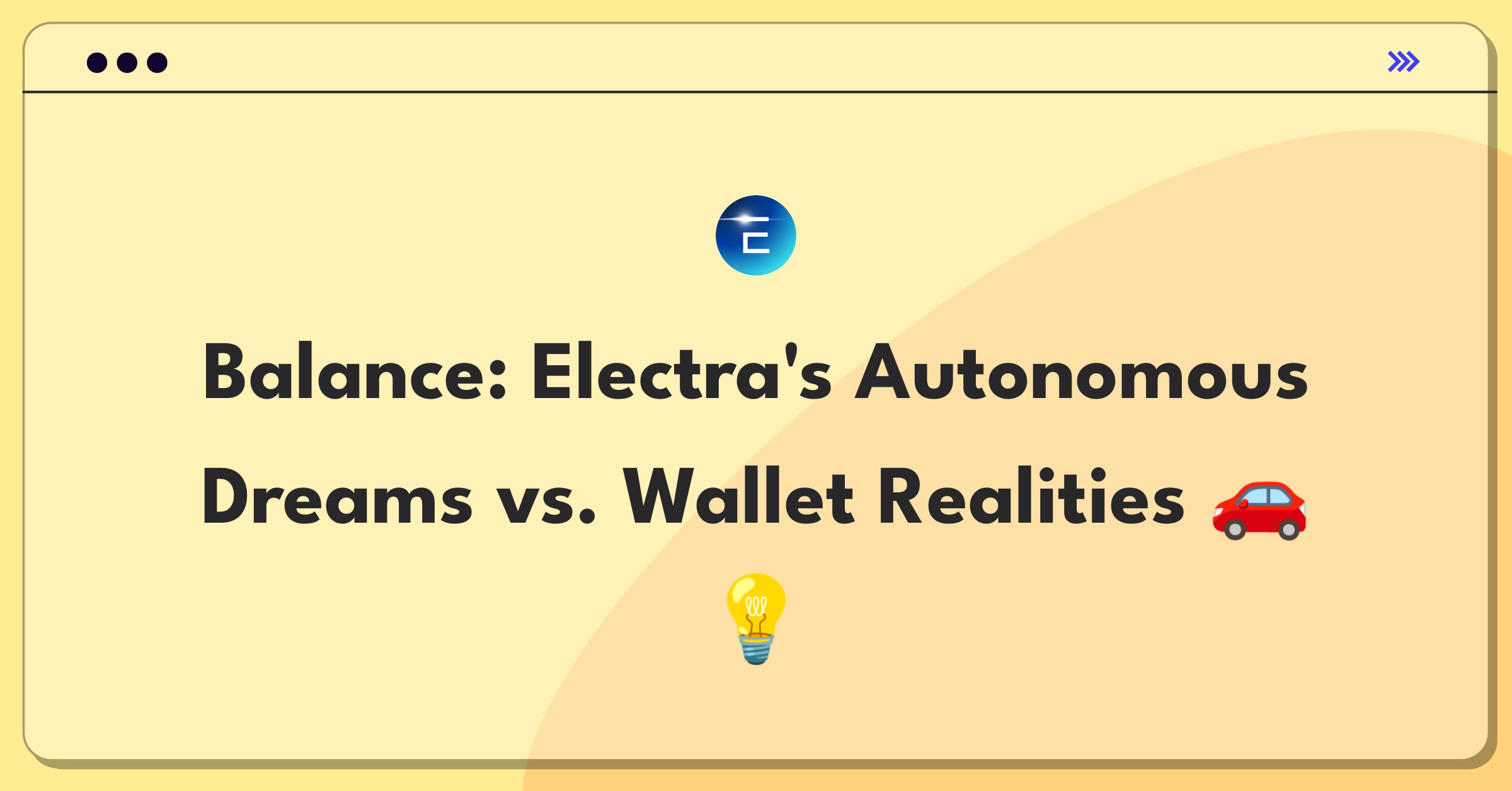 Electra EV Autonomous Features vs. Affordability | Trade-Off Case ...