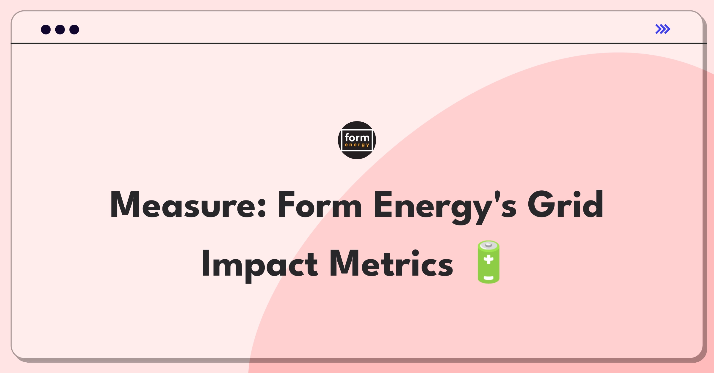 Form Energy Storage Success Metrics | Product Strategy Case - NextSprints