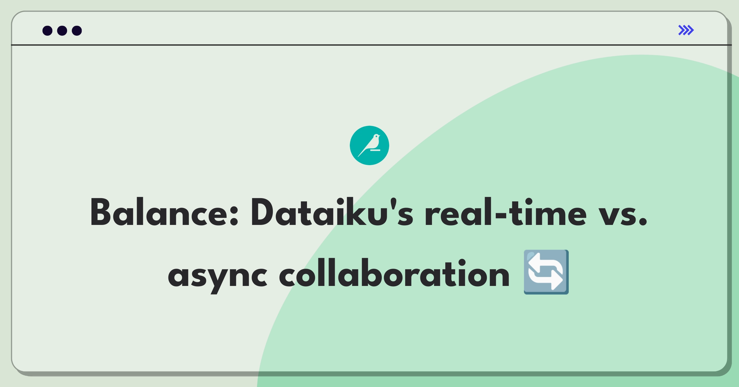 Dataiku Collaboration Tradeoff | Product Strategy Interview - NextSprints