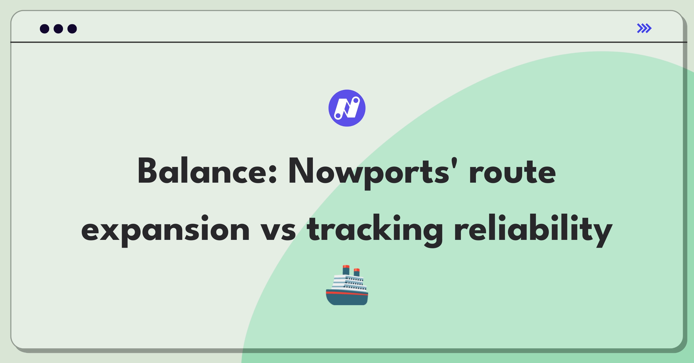 Nowports Route Expansion vs Reliability | Product Trade-Off - NextSprints