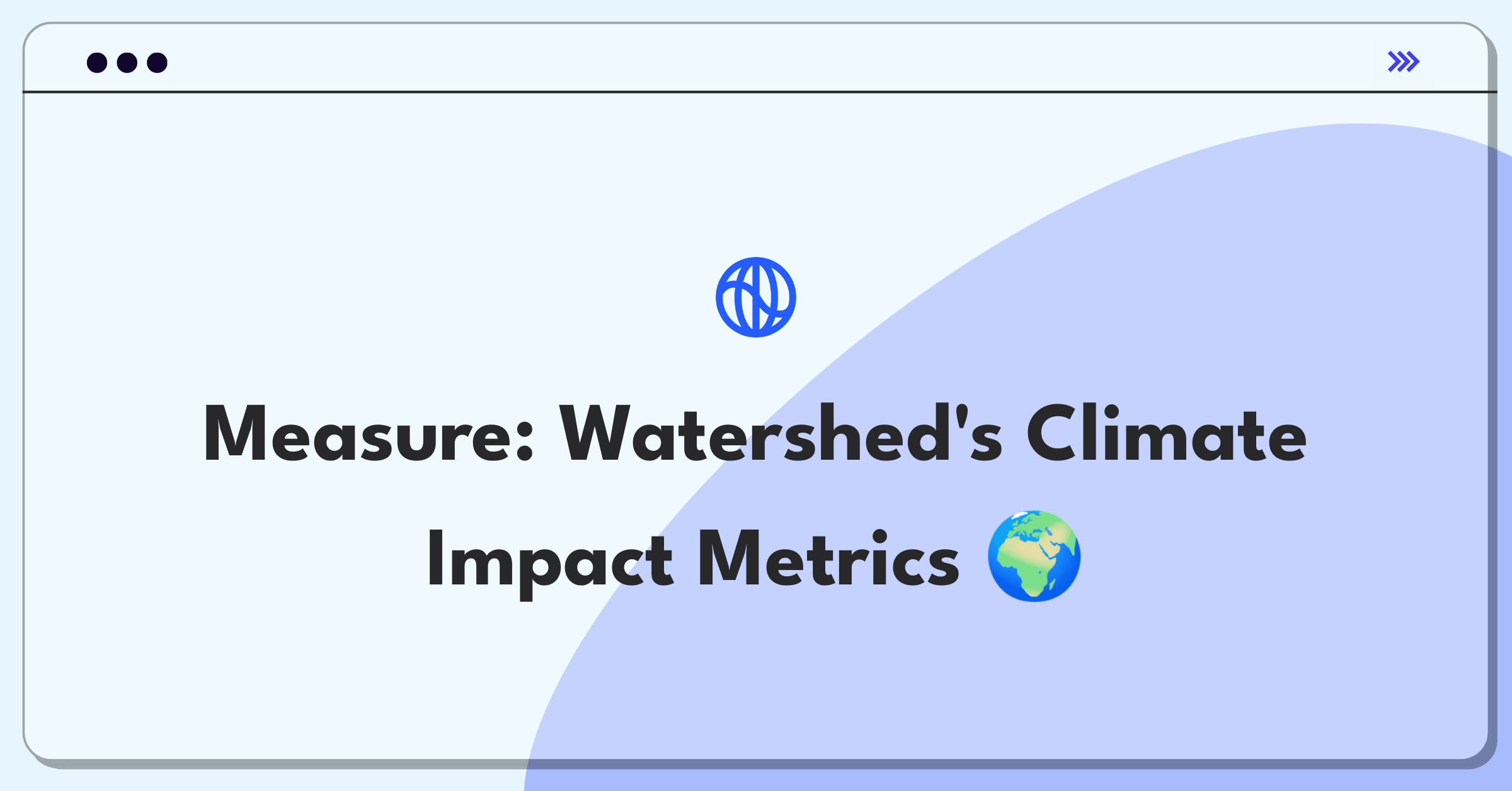 Watershed Climate Tool Success | Metrics Product Interview - NextSprints