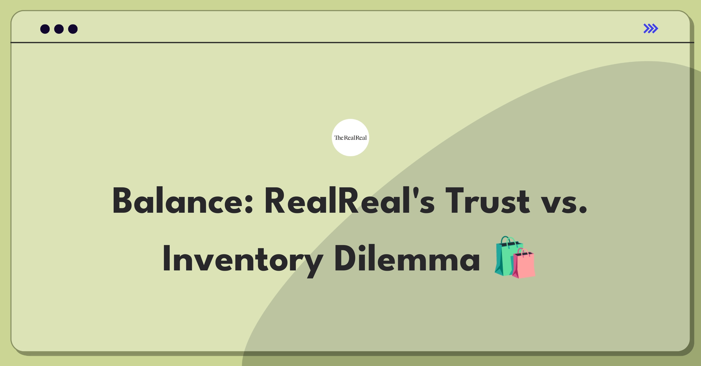 The RealReal Trust vs. Inventory | Product Trade-Off Interview ...