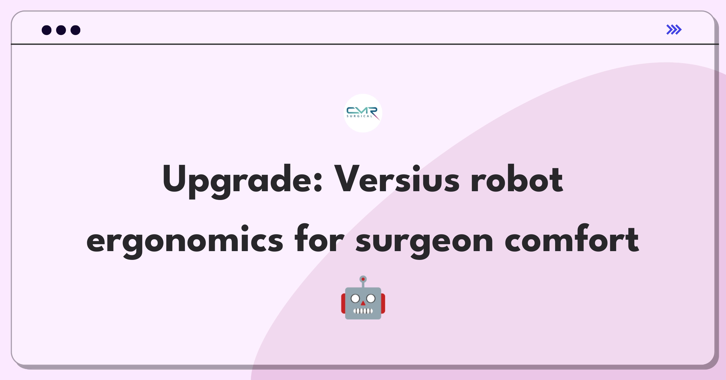 CMR Surgical Versius Ergonomics | Product Improvement Case - NextSprints