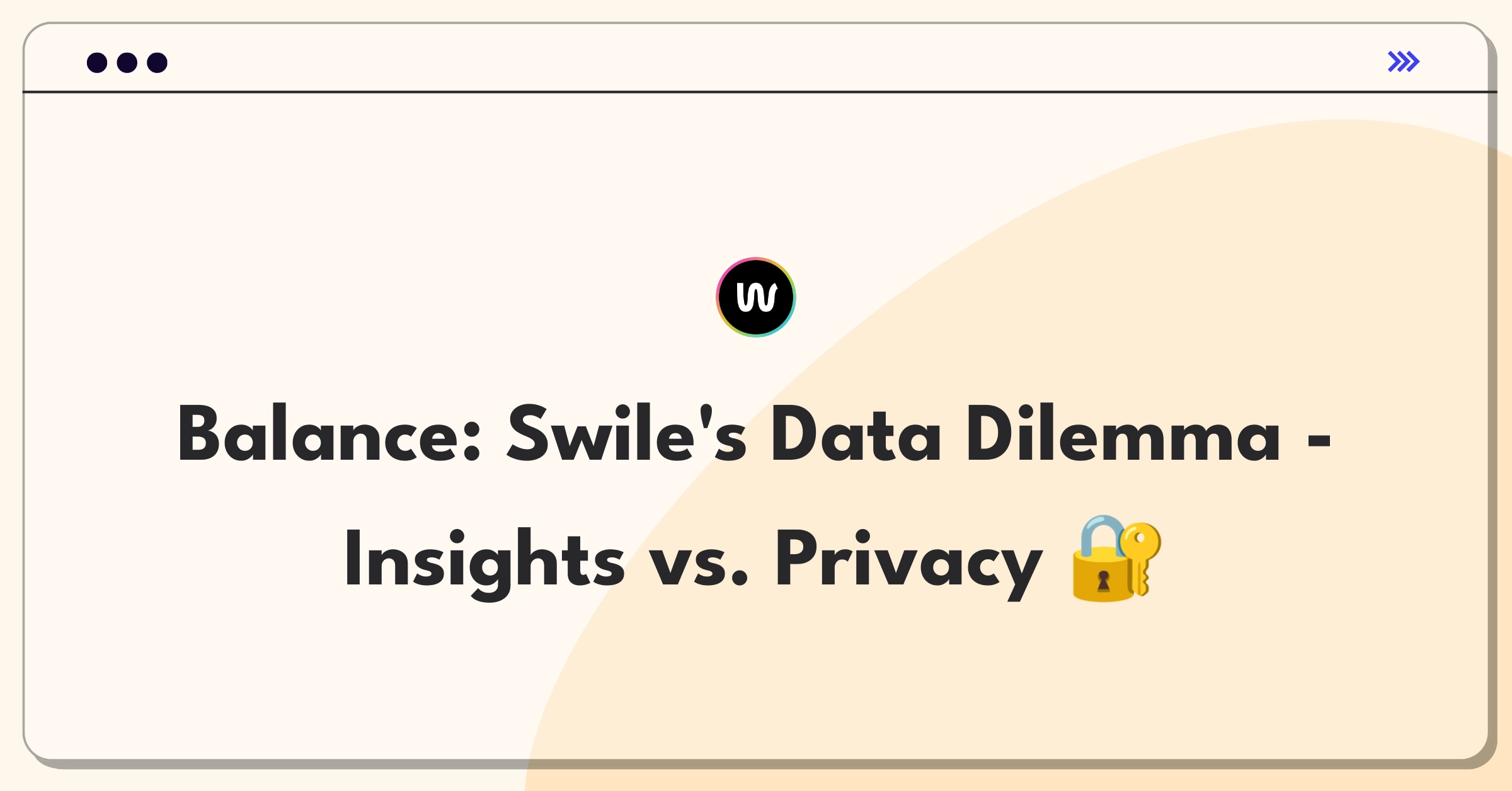 Swile Data Privacy Tradeoff | Product Strategy Interview - NextSprints