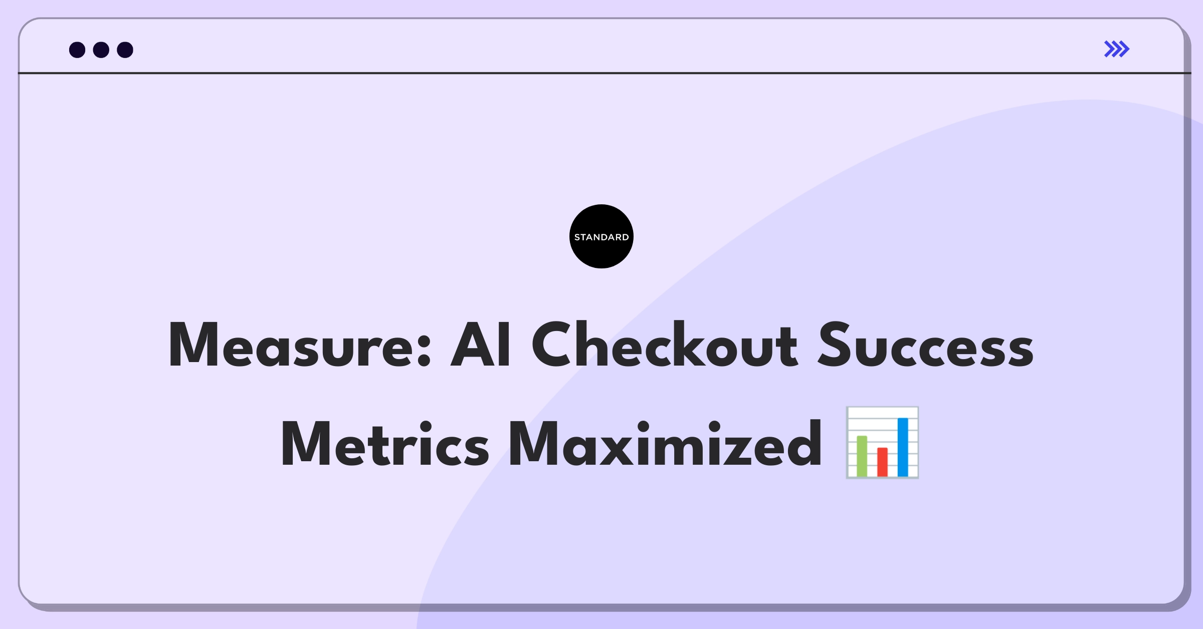 Standard AI Checkout Success | Metrics Product Interview - NextSprints