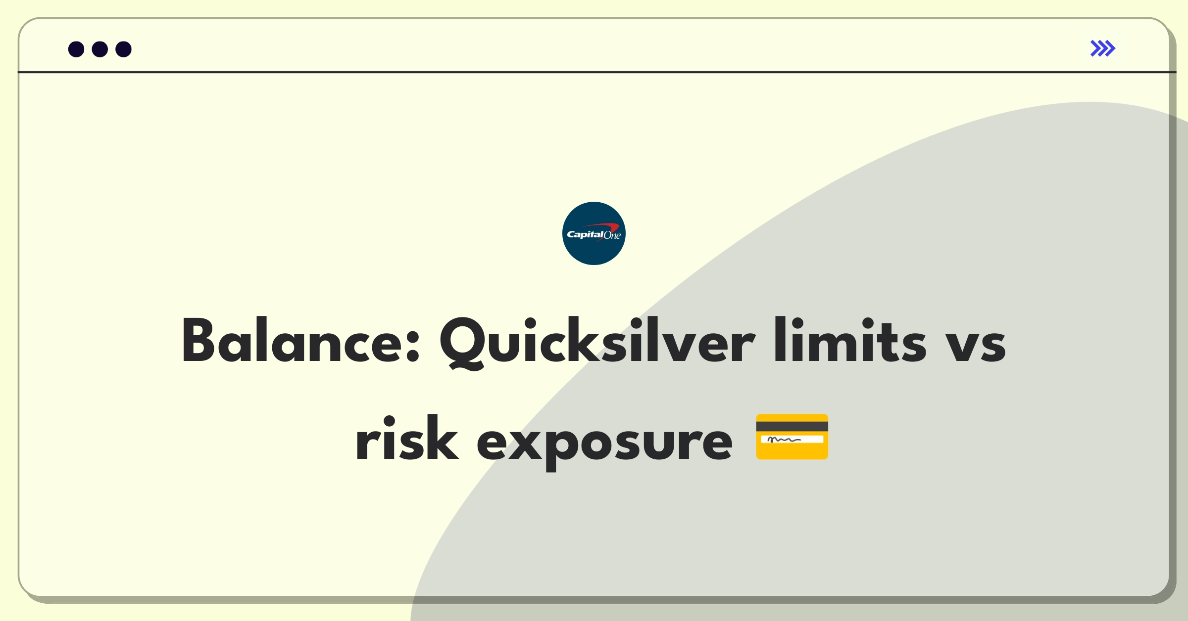 Capital One Credit Limit Tradeoff | Product Strategy Interview - NextSprints